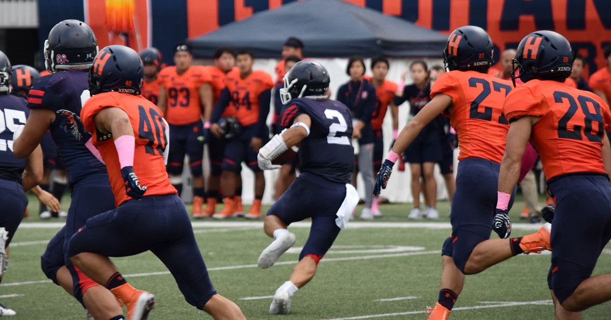 アメフト - アメフト 慶應、意地のビッグリターン | 4years. #学生スポーツ