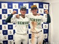 専大・梅澤翔大と和田琉汰　投打で貢献した期待のルーキー、1部で戦いたいライバルは