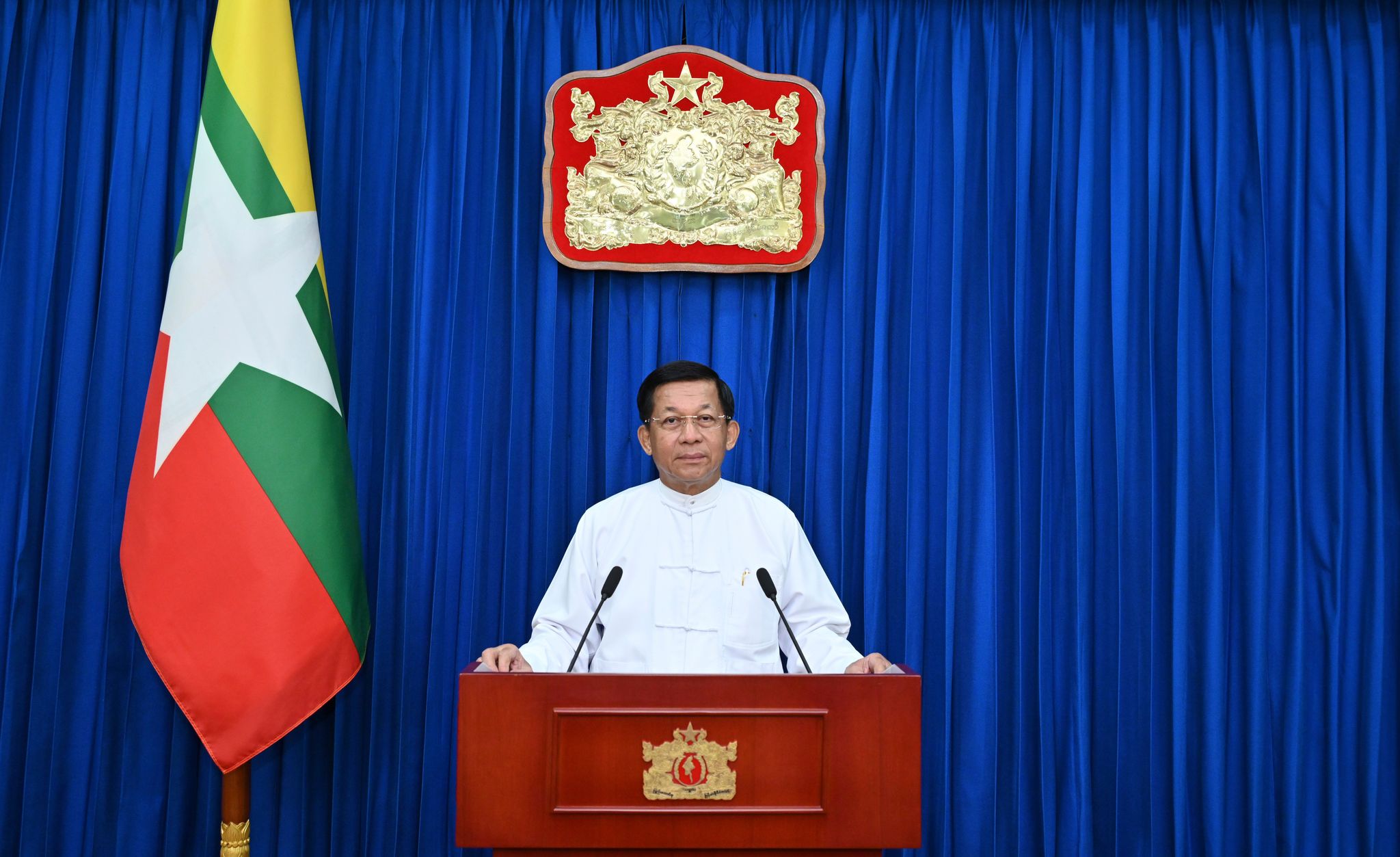 Head of Myanmar’s military government urges ethnic rebels to join peace ...