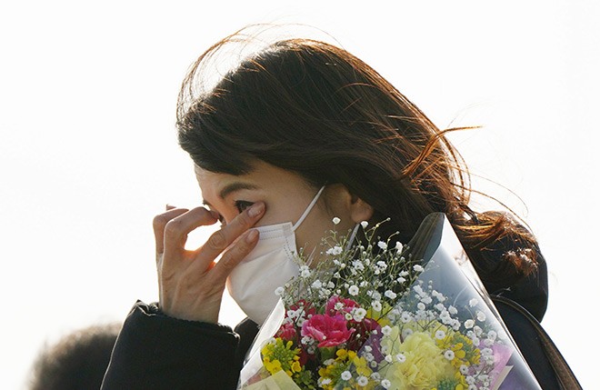 Scenes of prayer for victims of the 2011 earthquake and tsunami | The Asahi Shimbun: Breaking ...