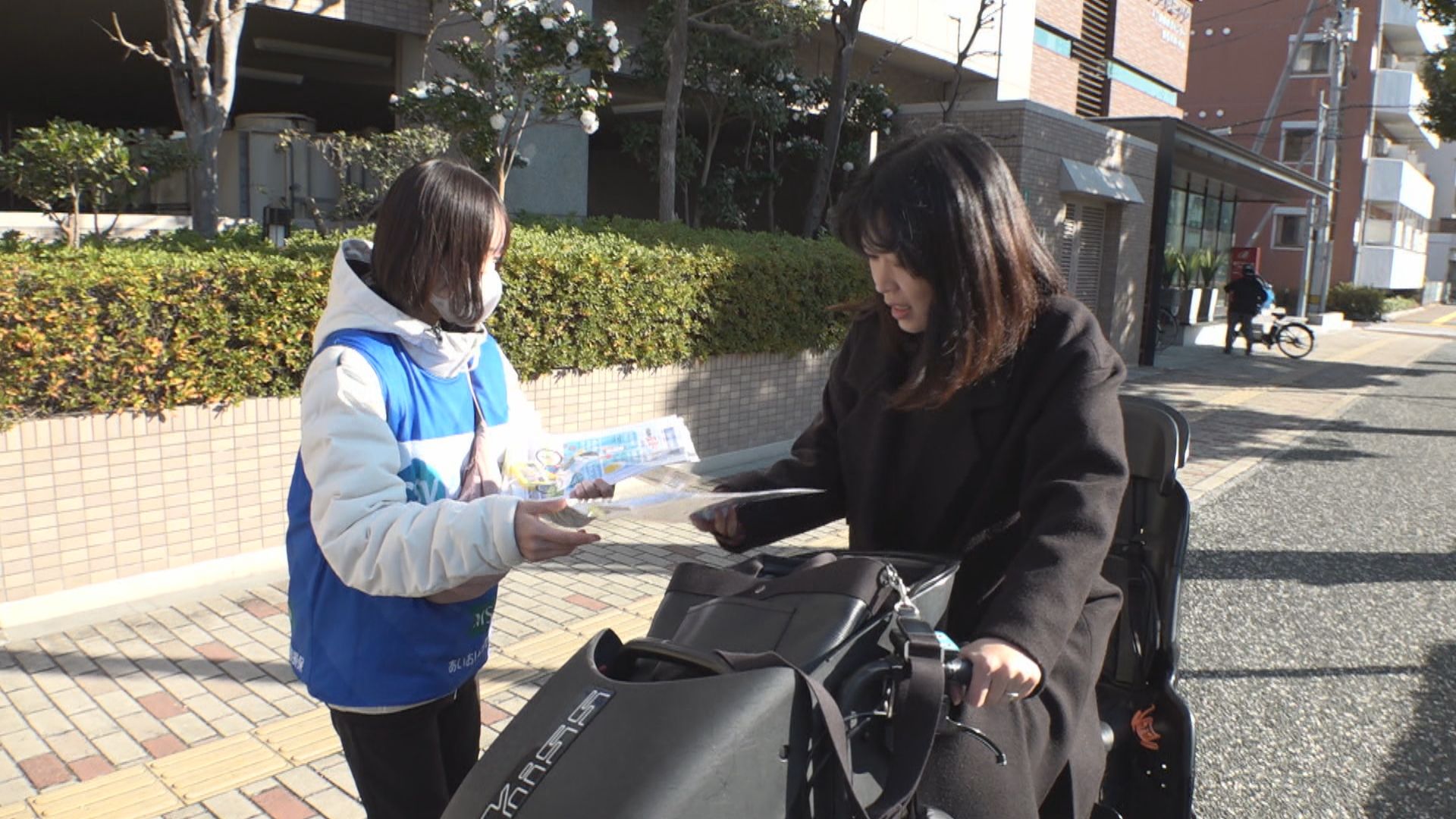自転車のマナー向上へ 香川大学の学生がデザインしたチラシを配布 高松市 | KSBニュース | KSB瀬戸内海放送