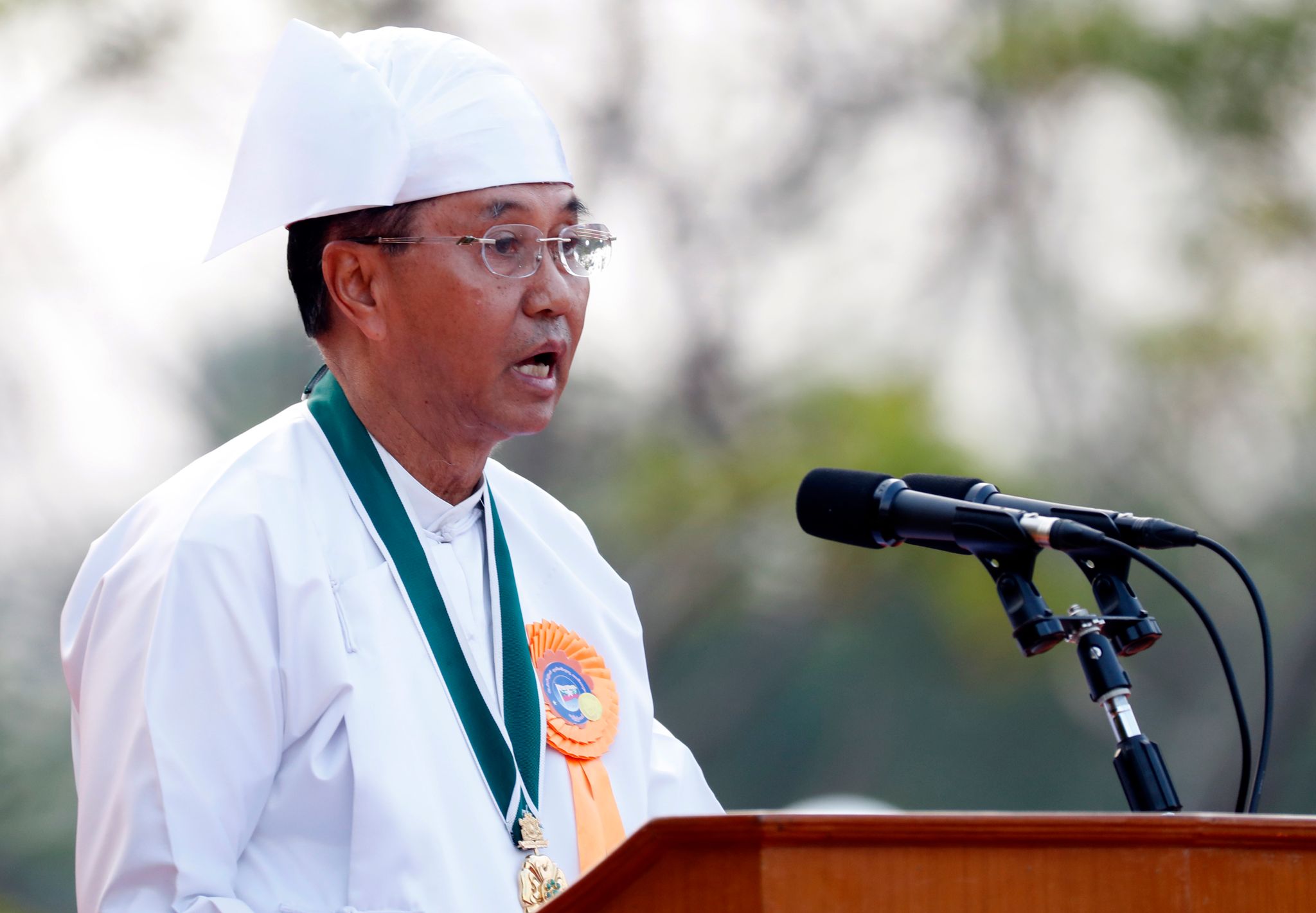 The leader of Myanmar’s army government is named acting president so he ...