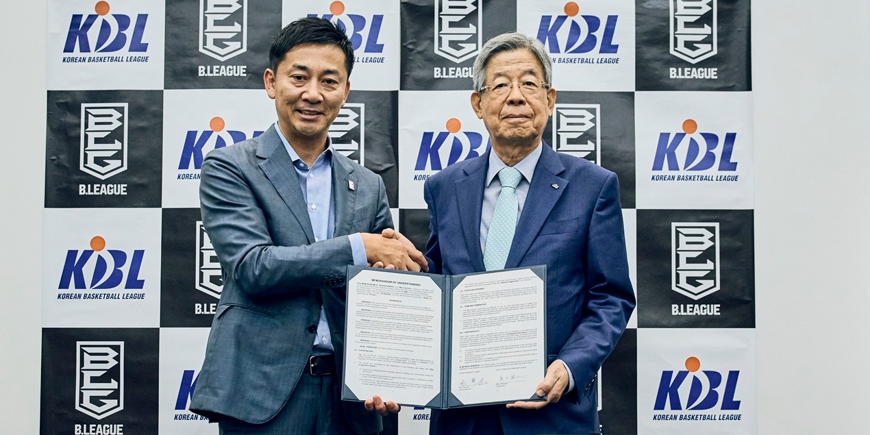 B.LEAGUEとKBLがパートナーシップ継続 日本と韓国のバスケ発展へ協力with Basketball