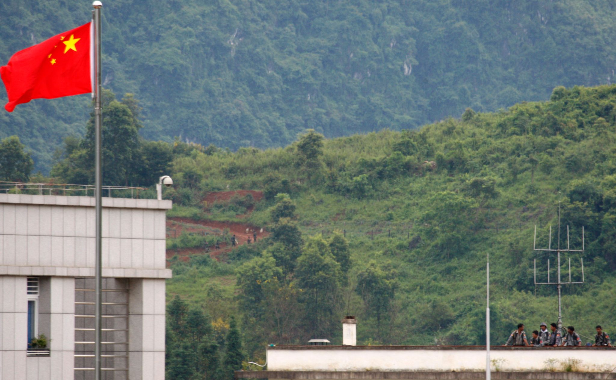 China is conducting military patrols near the Myanmar border as civil ...