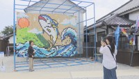 厳しい暑さの中…瀬戸芸・夏会期が開幕　引田エリアでは冷却シートやうちわなどで対策も　香川