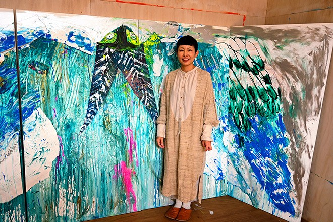 Celebrated artist Mirocomachiko on island life, new way of looking at world | The Asahi Shimbun ...
