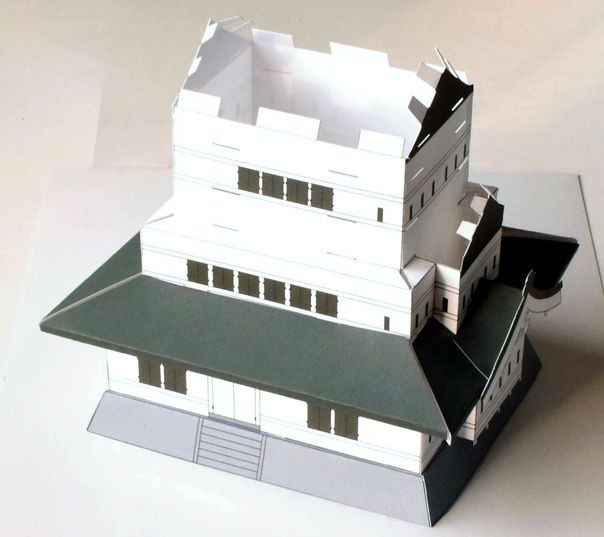 Designer creates tiny models of Hirosaki Castle out of paper | The ...