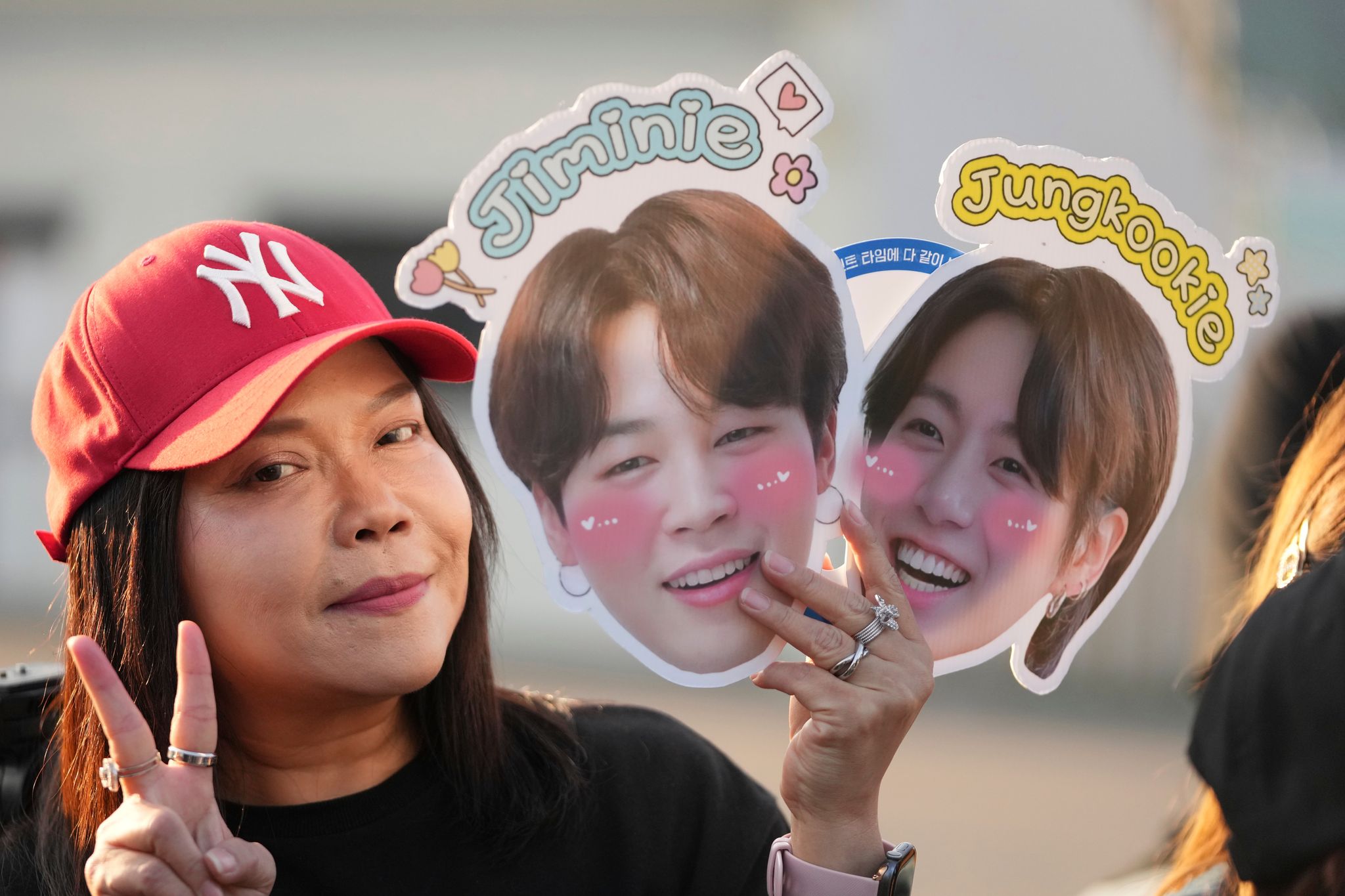 K-pop stars Jimin and Jung Kook of BTS discharged from military service as band’s reunion nears ...