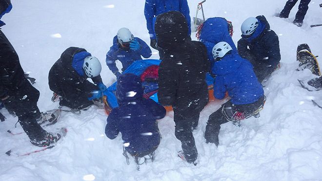 Rescue squads scramble to halt winter accidents in mountains | The ...